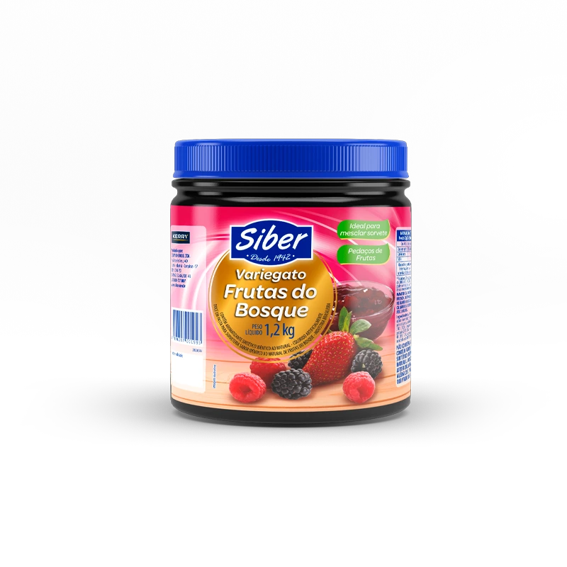Variegato Frutas do Bosque Siber 1,2kg - Empório Leste